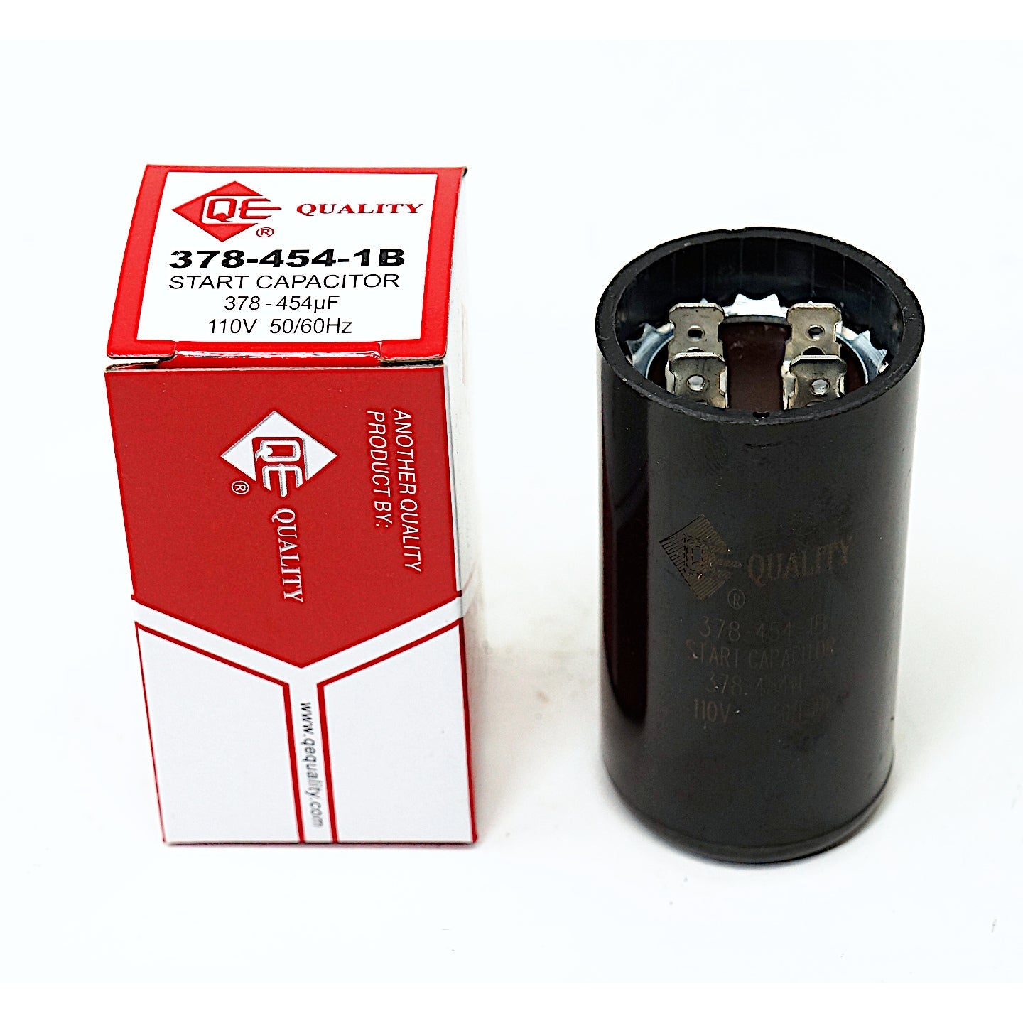 QE 378-454-1B 378-454 MFD 115 VAC Motor Start Capacitor – Caldwell Electric