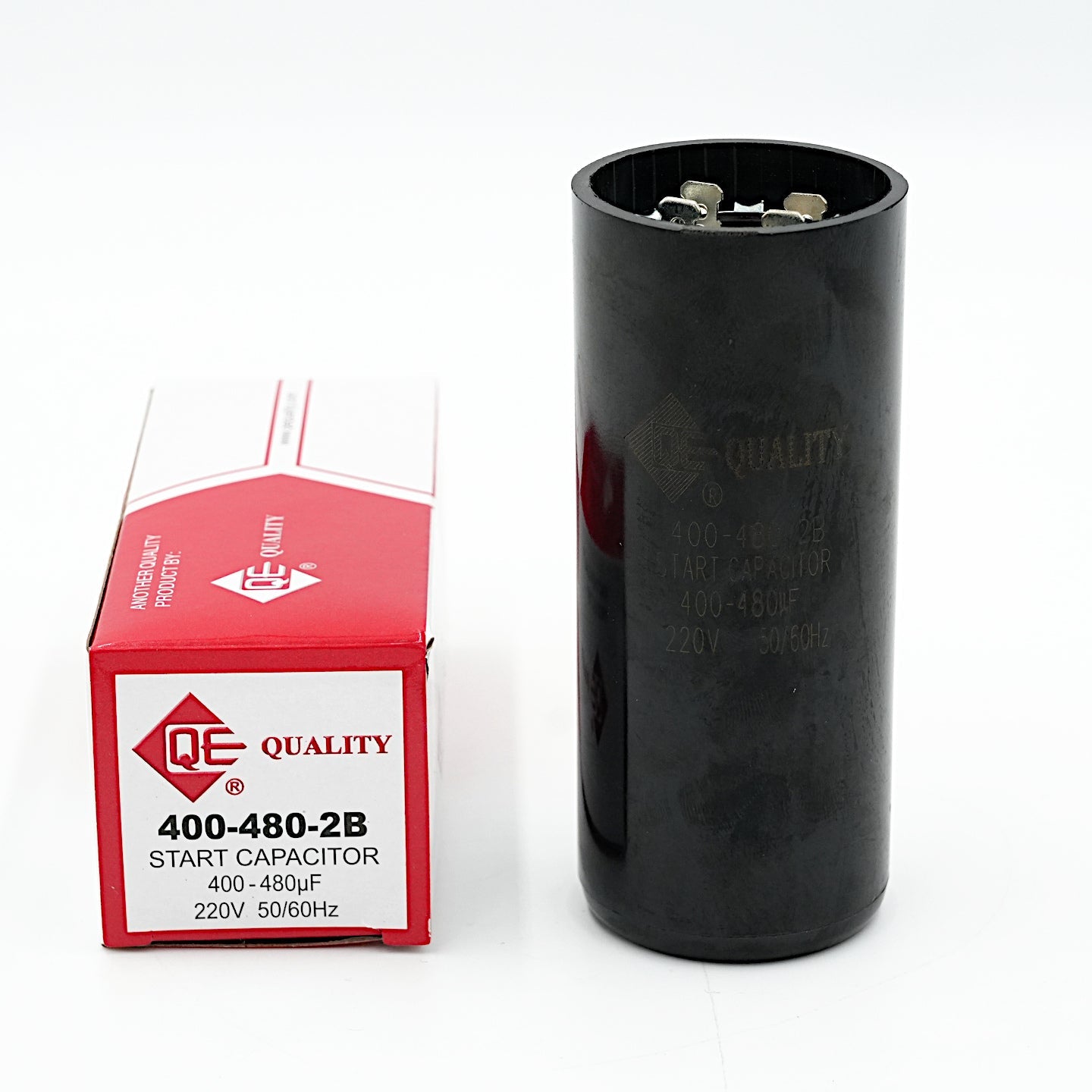 QE 400-480-2B 400-480 MFD 220-250 VAC Motor Start Capacitor – Caldwell ...