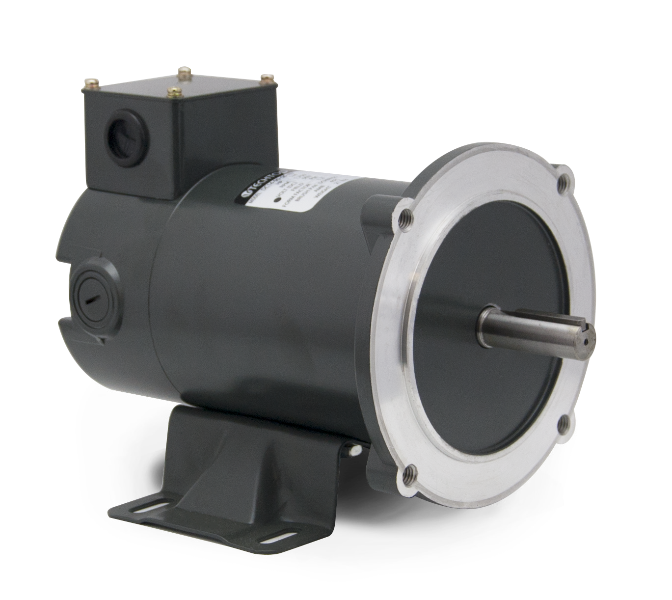 Techtop DC12-90-56-FC TEFC 1/2 HP 1800 RPM 56C 0 - 90 VDC DC Motor ...