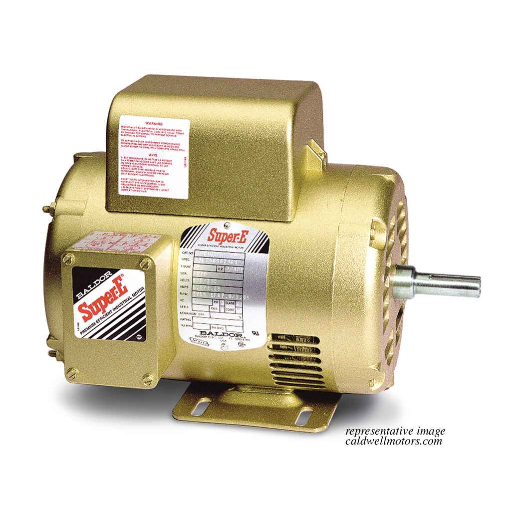Baldor EL1409T 3 HP 3600 RPM 184T ODP Single-Phase 60Hz Motor ...